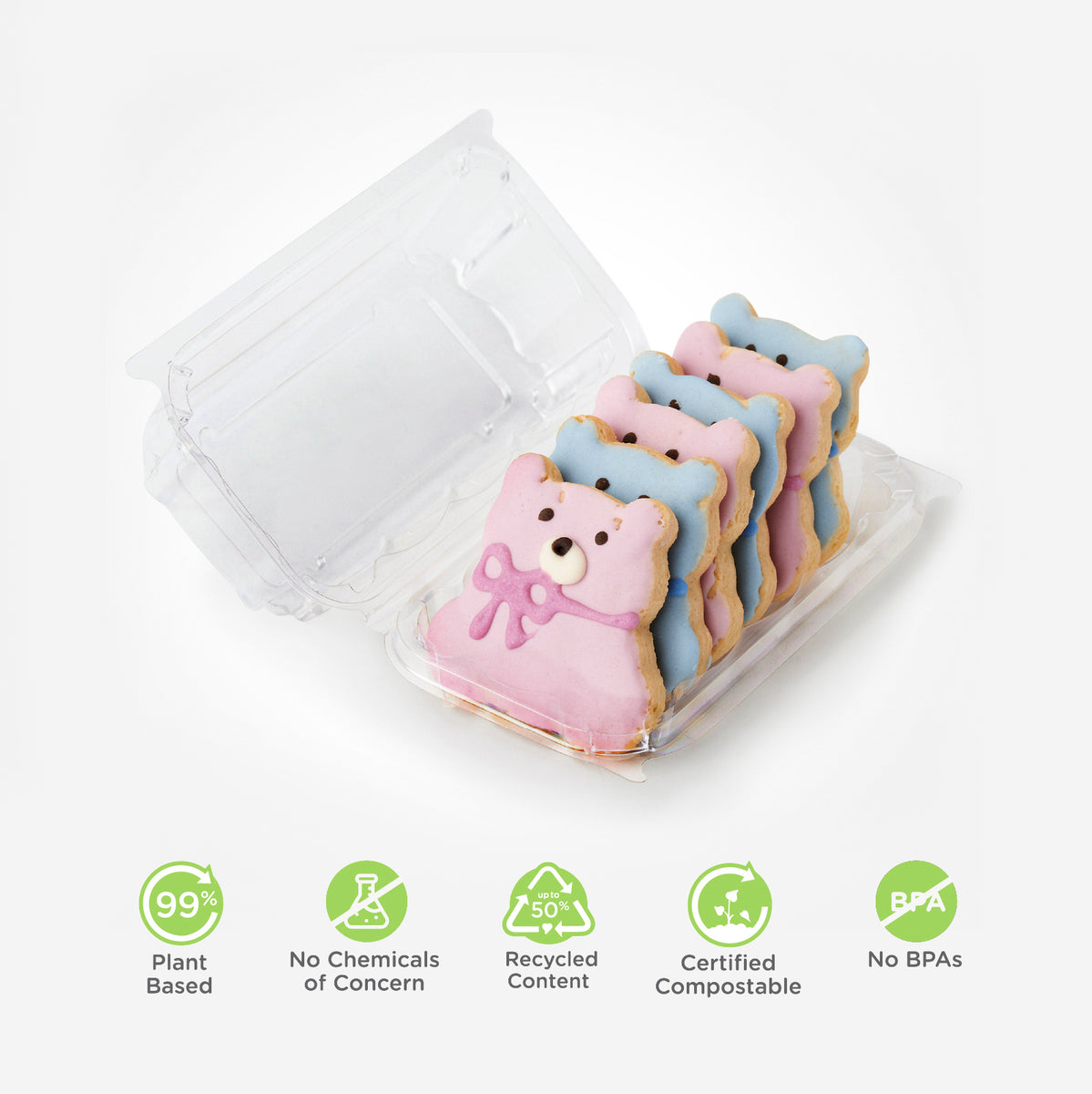 Plant Based Packaging for Cookies | Eco-friendly Bakery Packaging.