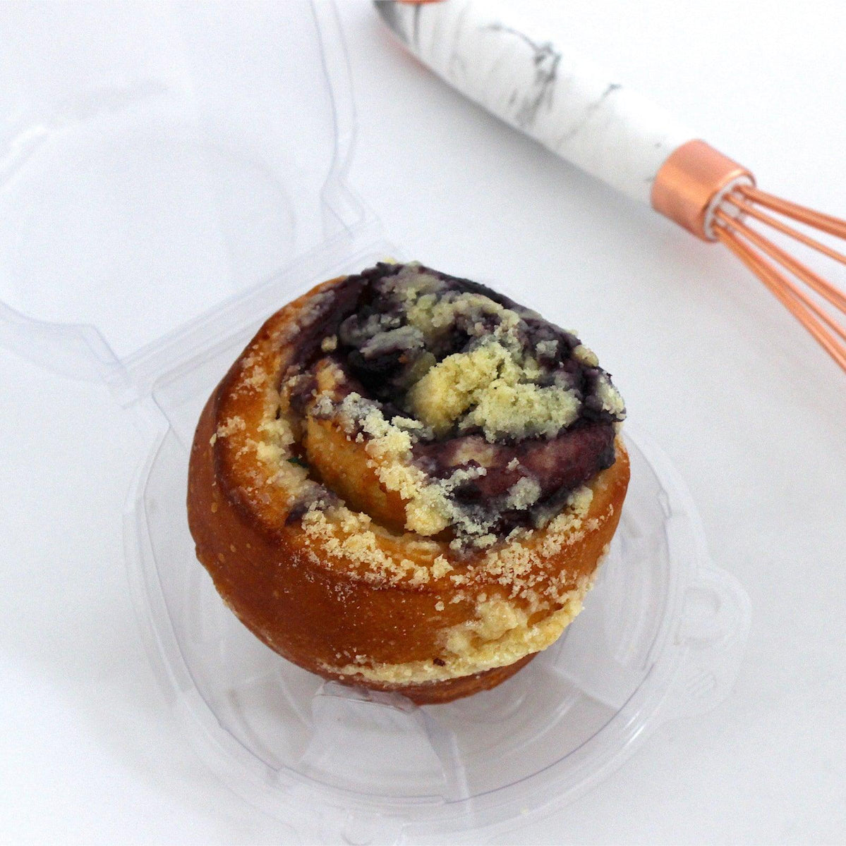 Sustainable Mega Muffin Container | 3.5" High Cupcake Clamshell